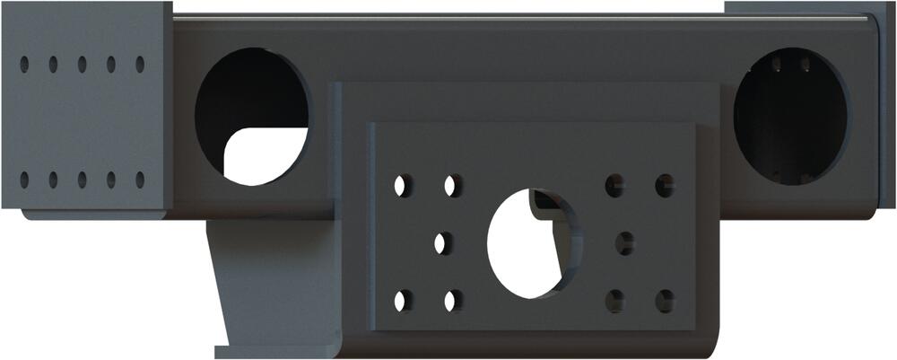 Cette traverse abaissée sur-mesure double entraxe en 160 x 100 et 260 x ...